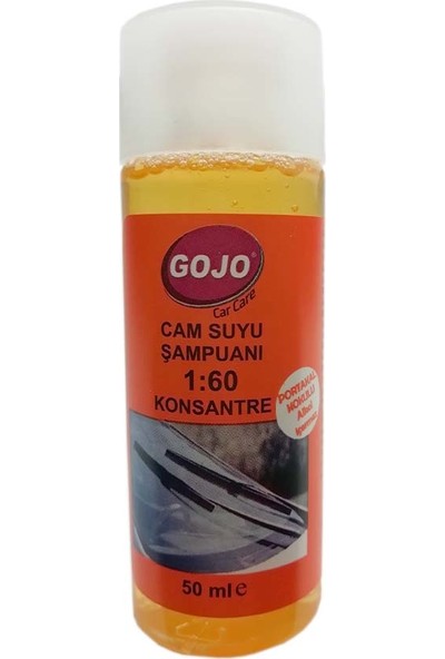 Gojo Konsantre Parfümlü Oto Cam Suyu Şampuanı 50 ml 1:60