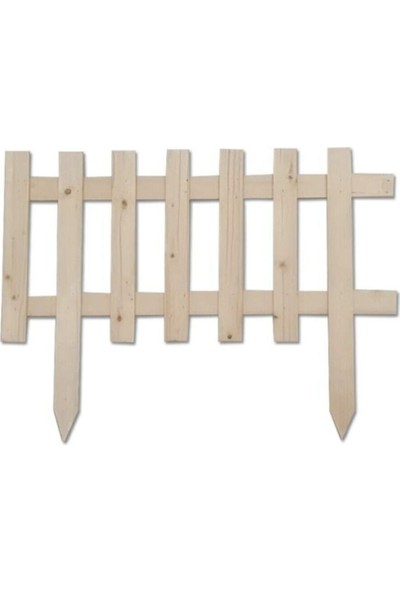Cosargroup Bahçe Çiti Ahşap Çit Bahçe Dekorasyonu Doğal Çit 60x45 Cm