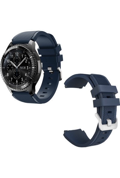Pars Online Huawei Gt / Gt 2 - Honor Magic Watch 2 46MM - Samsung Gear Watch 46MM Silikon Kordon Kayış Pars Online Huawei Gt / Gt 2 - Honor Magic Watch 2 46MM - Samsung Gear Watch 46MM Silikon Kordon Kayış