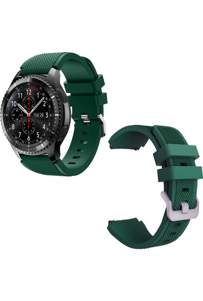 Pars Online Huawei Gt / Gt 2 - Honor Magic Watch 2 46MM - Samsung Gear Watch 46MM Silikon Kordon Kayış Pars Online Huawei Gt / Gt 2 - Honor Magic Watch 2 46MM - Samsung Gear Watch 46MM Silikon Kordon Kayış