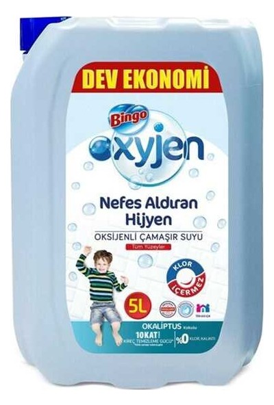 Bingo Çamaşır Suyu Oksijen Okaliptus 5 Lt