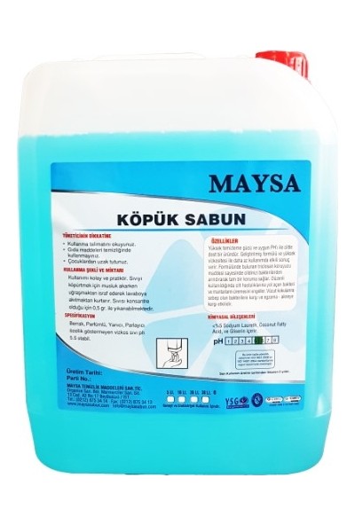 Köpük El Sabunu 5 Lt. Köpük El Sabunu 5 Lt.