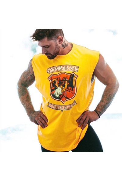 Runningman Erkek Spor Atlet Sarı XL