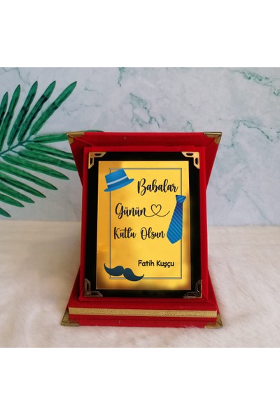 Kitapeli Kişiye Özel Hediye Isimli Babalar Günü Hediye Plaket 01004 Kitapeli Kişiye Özel Hediye Isimli Babalar Günü Hediye Plaket 01004