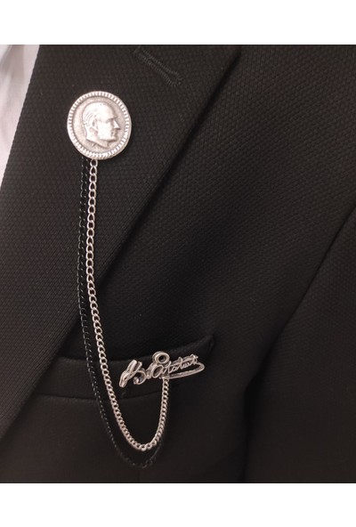 By Yavuz Atatürk Imzalı Özel Tasarım Yaka Iğnesi