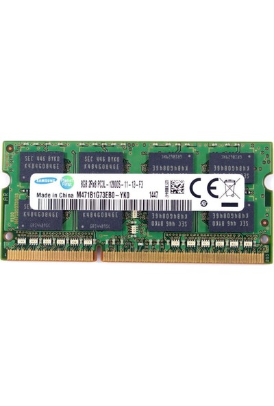 Samsung 8gb 2rx8 PC3L-12800S-11-13-F3 1600MHZ DDR3L 1.35V Notebook Ram M471B1G73EB0-YK0 Samsung 8gb 2rx8 PC3L-12800S-11-13-F3 1600MHZ DDR3L 1.35V Notebook Ram M471B1G73EB0-YK0