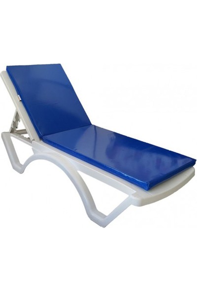 Güven Tente Mobilya Pvc Branda Kumaşlı Şezlong Minderi Renk Mavi