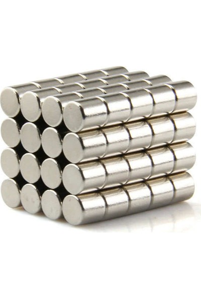 Dünya Magnet Mıknatıs, 5x5 Güçlü Neodyum Mıknatıs(50'li Paket) Dünya Magnet Mıknatıs, 5x5 Güçlü Neodyum Mıknatıs(50'li Paket)