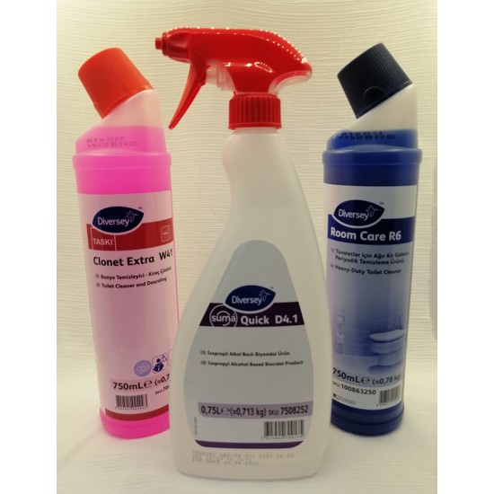 Diversey Quick D4.1 750 ml +W41 750 Ml+ R6 750 ml Fiyatı