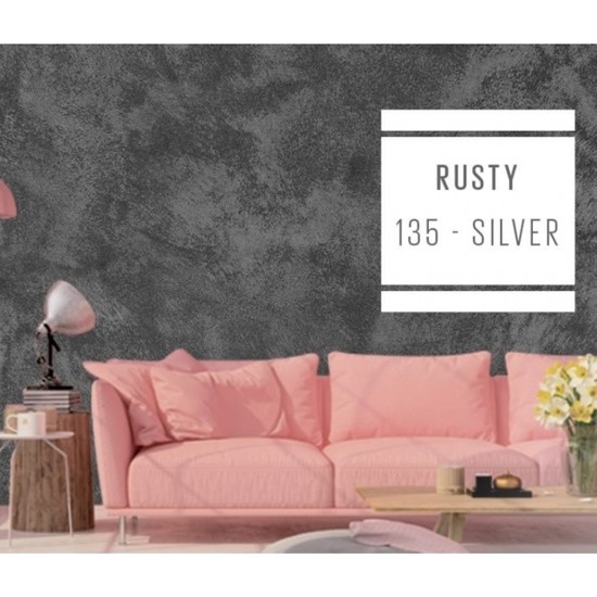 Nippon Rusty Gümüş Antik Metal Dokulu Efekt Boya 2.5 Lt Fiyatı