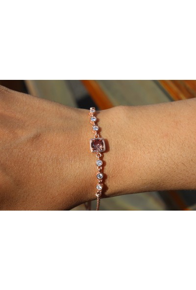 Nesli Shop 925 Ayar Taşlı Bileklil