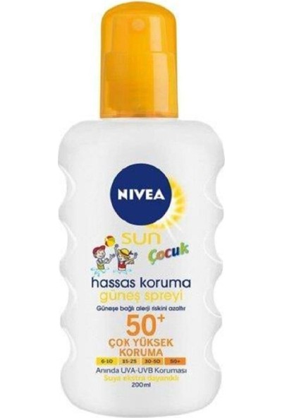 Nivea Sun Hassas Çocuk Sprey +50 Gfk 200 ml