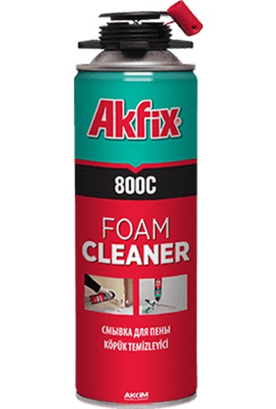 Akfix 800C Pu Köpük ve Köpük Tabancası Temizleme Spreyi