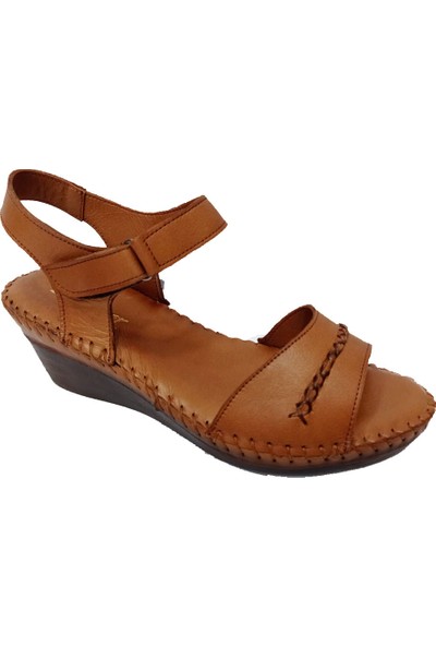 Ellanor 310-48 Deri Anatomik Kadın Sandalet