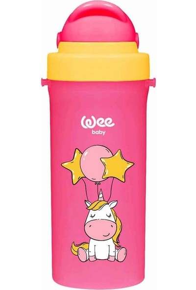 Wee Baby 896 Pipetli Bardak 300 ml Pembe Wee Baby 896 Pipetli Bardak 300 ml Pembe