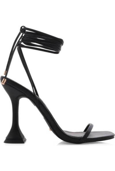 Giydim Gidiyor Elkin topuklu Sandalet Siyah