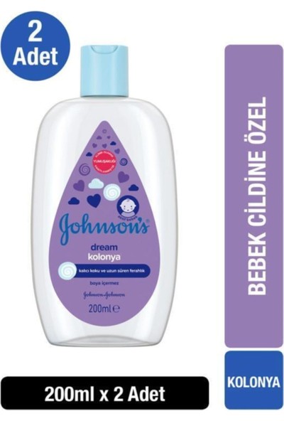Johson's Baby Johnson's Baby Kolonya Dream 200 ml x 2 Adet Johson's Baby Johnson's Baby Kolonya Dream 200 ml x 2 Adet