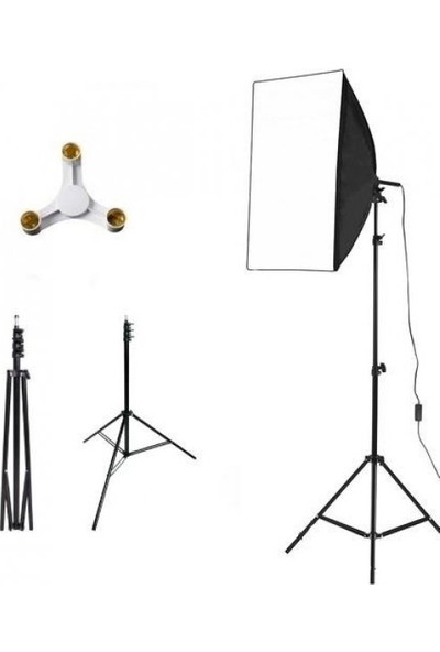 Soligor 3 Duylu Softbox Sürekli Video Işık 50 x 70 cm Soligor 3 Duylu Softbox Sürekli Video Işık 50 x 70 cm