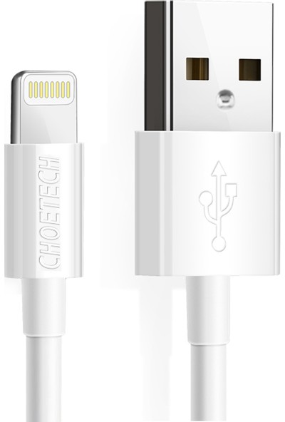 Choetech Lightning USB Şarj Kablosu MFI Lisanslı 1.8 Metre - IP0027 - Beyaz Choetech Lightning USB Şarj Kablosu MFI Lisanslı 1.8 Metre - IP0027 - Beyaz