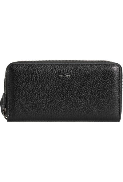 Grande 2736 Deri El Portföyü Siyah