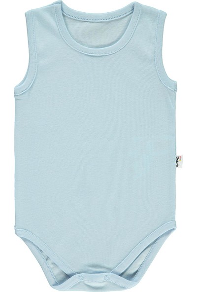 Civil Boys Erkek Çocuk Çıtçıtlı Badi 2-5 Yaş Mavi