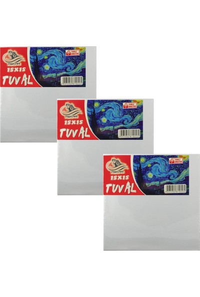 Aşkar Tuval 15 x 15 cm 3'lü