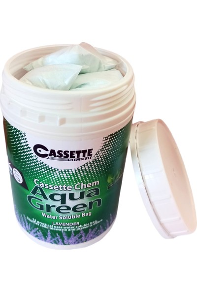 Cassette Chemical Karavan - Tekne Tuvalet Kimyasalı - Cassette Chem Aqua Green Water Soluble Bag Portatif ve Kasetli Tuvalet Atık Parçalayıcı Koku Giderici Lavanta Suda Çözünebilir Form Cassette Chemical Karavan - Tekne Tuvalet Kimyasalı - Cassette Chem Aqua Green Water Soluble Bag Portatif ve Kasetli Tuvalet Atık Parçalayıcı Koku Giderici Lavanta Suda Çözünebilir Form