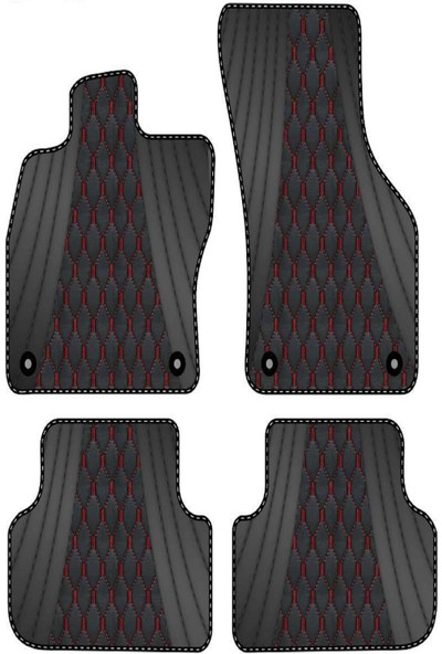 Tegin Volkswagen Jetta 2005-2010 Bordo Dikiş Siyah Deri Desen Siyah Kenar Paspas Tegin Volkswagen Jetta 2005-2010 Bordo Dikiş Siyah Deri Desen Siyah Kenar Paspas