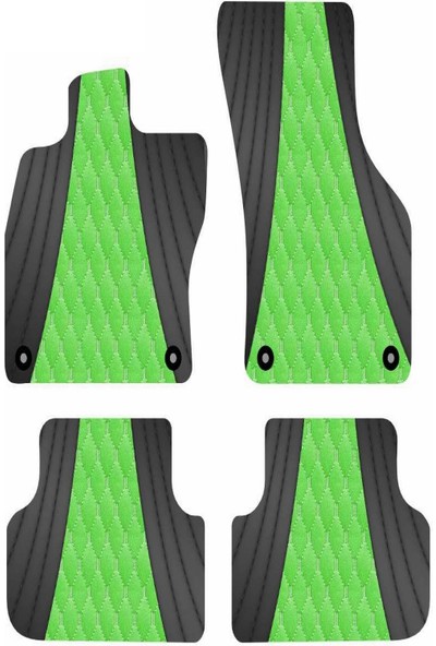 Tegin Honda Jazz 2015 ve Sonrası Gri Deri Siyah Deri Desen Beyaz Kenar Paspas Tegin Honda Jazz 2015 ve Sonrası Gri Deri Siyah Deri Desen Beyaz Kenar Paspas