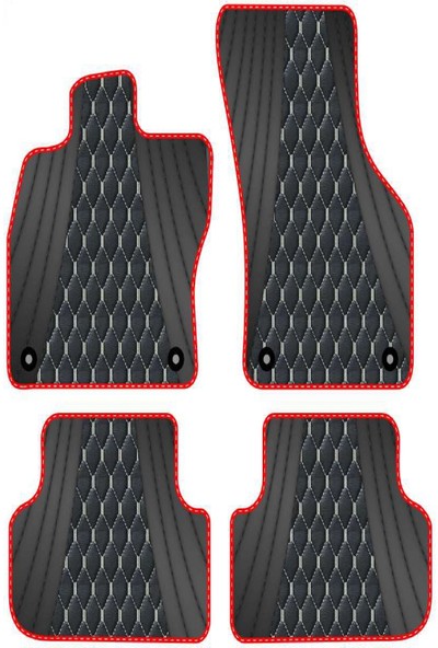 Tegin Bmw X5 F15 2014-2018 Bej Dikiş Siyah Deri Desen Kırmızı Kenar Paspas Tegin Bmw X5 F15 2014-2018 Bej Dikiş Siyah Deri Desen Kırmızı Kenar Paspas