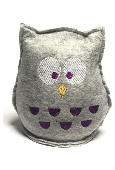 Saban Dekoratif Nem Giderici Kapı ve Pencere Stoperi Gri Baykuş