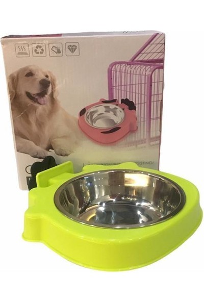 Ally Paws Kedi Köpek Için Kafese Takılabilen Mama Kabı Ally Paws Kedi Köpek Için Kafese Takılabilen Mama Kabı