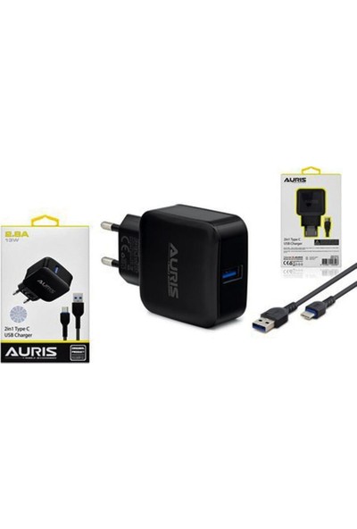 Auris Raspberry Pi 3 Siyah Güç Adaptörü 5V 2.8A Auris Raspberry Pi 3 Siyah Güç Adaptörü 5V 2.8A