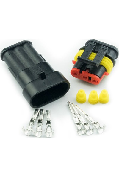 Venstpow 4 Pin Düz Su Geçirmez Konnektör Takım Venstpow 4 Pin Düz Su Geçirmez Konnektör Takım