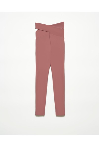 Dilvin 7931 Kemer Detaylı Tayt-Gül Kurusu Dilvin 7931 Kemer Detaylı Tayt-Gül Kurusu