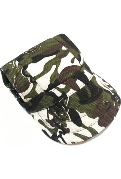 Doglife Köpekler Için Şapka (M) Beden Kamuflaj Renk Doglife Köpekler Için Şapka (M) Beden Kamuflaj Renk