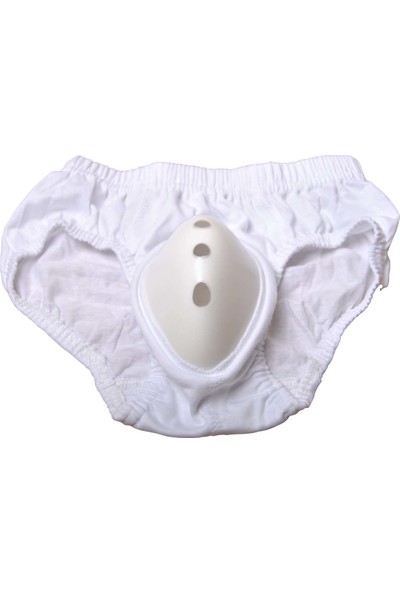 Rabır Erkek Çocuk Beyaz Koruyuculu Sünnet Külodu Rabır Erkek Çocuk Beyaz Koruyuculu Sünnet Külodu