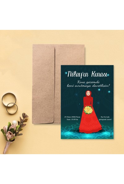 Otuz9 Kraft Zarflı Davetiye Düğün - Nişan - Kına - Nikah (100 Adet) Otuz9 Kraft Zarflı Davetiye Düğün - Nişan - Kına - Nikah (100 Adet)
