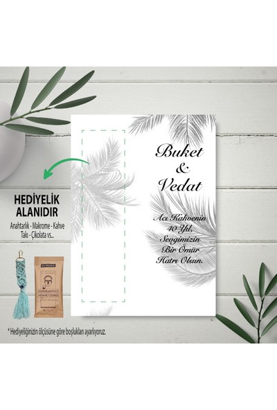 Otuz9 Reklam Hediyelik Kartı Düğün Nişan Kına Nikah Söz 25 Adet