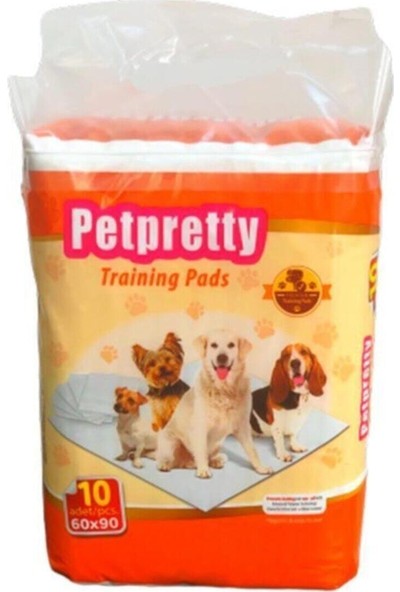 Pet Pretty Natural Köpek Çiş Pedi 60X90 cm 10 Adet Pet Pretty Natural Köpek Çiş Pedi 60X90 cm 10 Adet