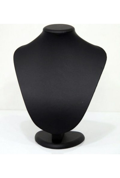 Aydın Dekor Küçük Deri Damla Model 24 cm Siyah Manken (Aydındecor)