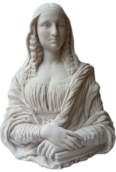 BT Sanat Atölyesi Mona Lisa Büst Heykel Biblo BT Sanat Atölyesi Mona Lisa Büst Heykel Biblo