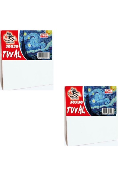 Aşkar Tuval 30 x 30 cm 2'li