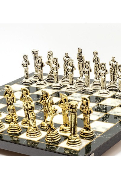 Antik Mısır Metal Satranç Seti