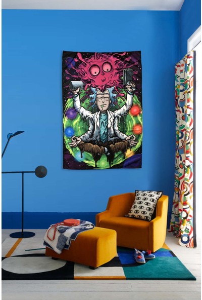 Kostik Store Rick And Morty Duvar Örtüsü