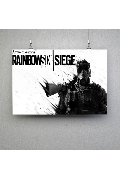 Vadi Burada Tom Clancy's Rainbow Six: Siege (R6) MODEL21 Baskılı Poster Vadi Burada Tom Clancy's Rainbow Six: Siege (R6) MODEL21 Baskılı Poster