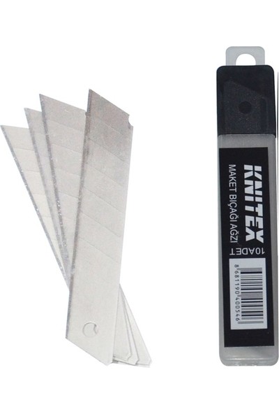 Knitex Maket Bıçağı Ağzı 10 Adet Knitex Maket Bıçağı Ağzı 10 Adet