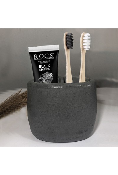 Rocart Home Beton Oval Diş Fırçalık Rocart Home Beton Oval Diş Fırçalık