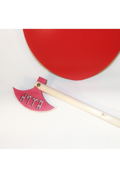 Ahşap Kalkan Balta Kılıç 3'lü Set Gynh Serisi