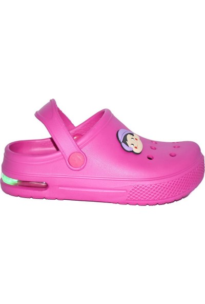 Akınal Bella Kız Çocuk Fuşya Işıklı Deniz Terliği Plaj Sandaleti